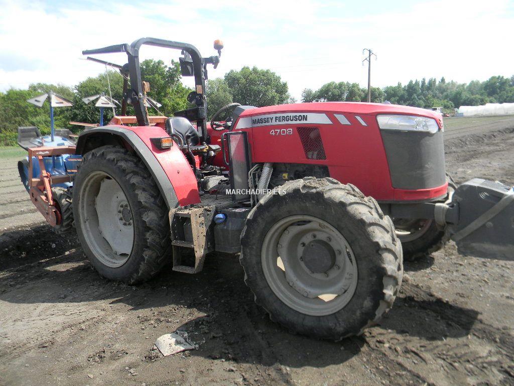 MASSEY FERGUSON 4708 d'occasion - Tracteur agricole - 80 ch - 2019